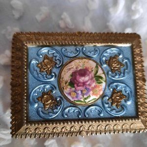 Japan | Accents | Vintage Japan Casket Victorian Style Jewelry Box ...